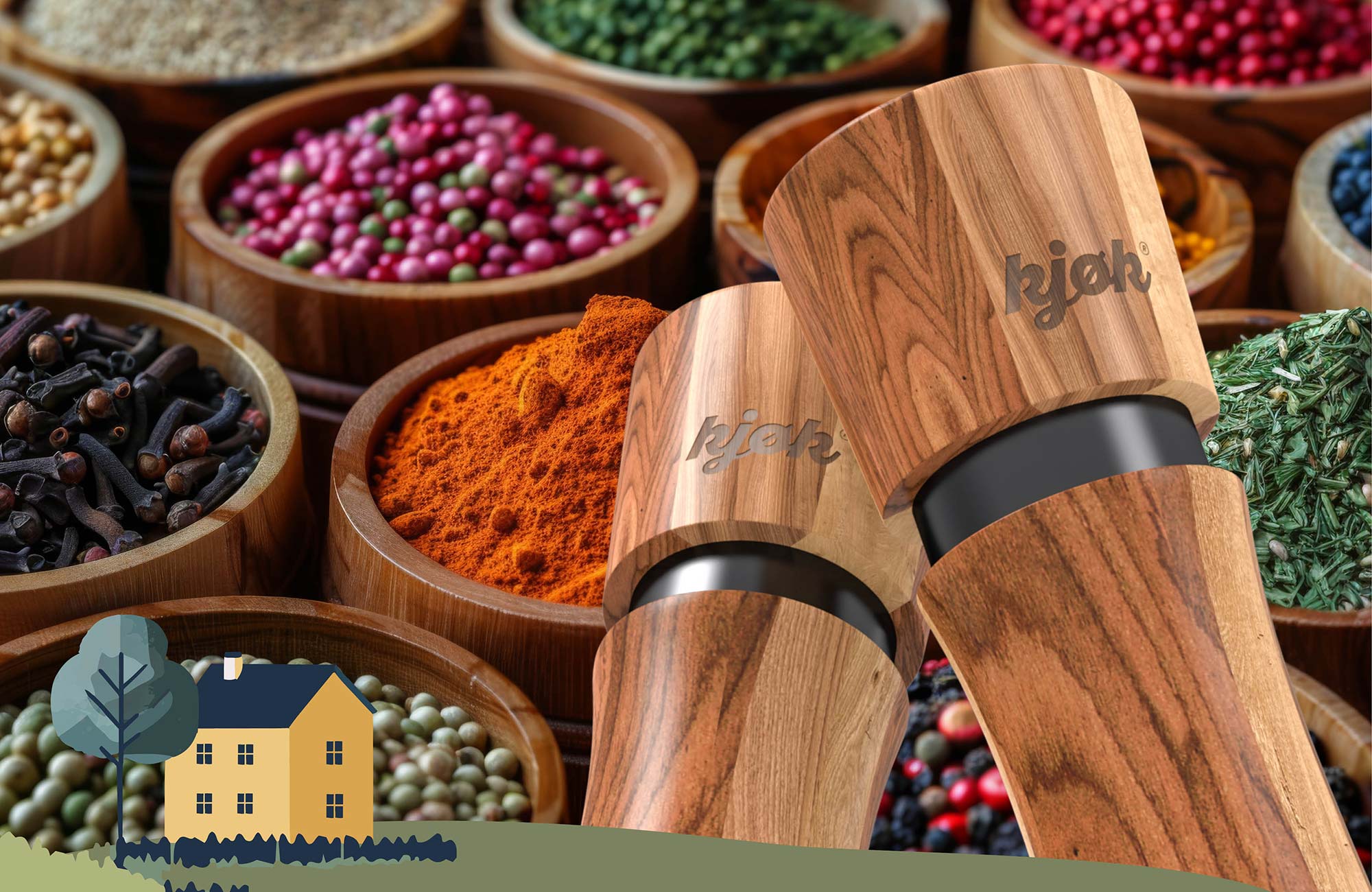 Gewürzmühlen mit Stil | Für echte Genießer | kjøk